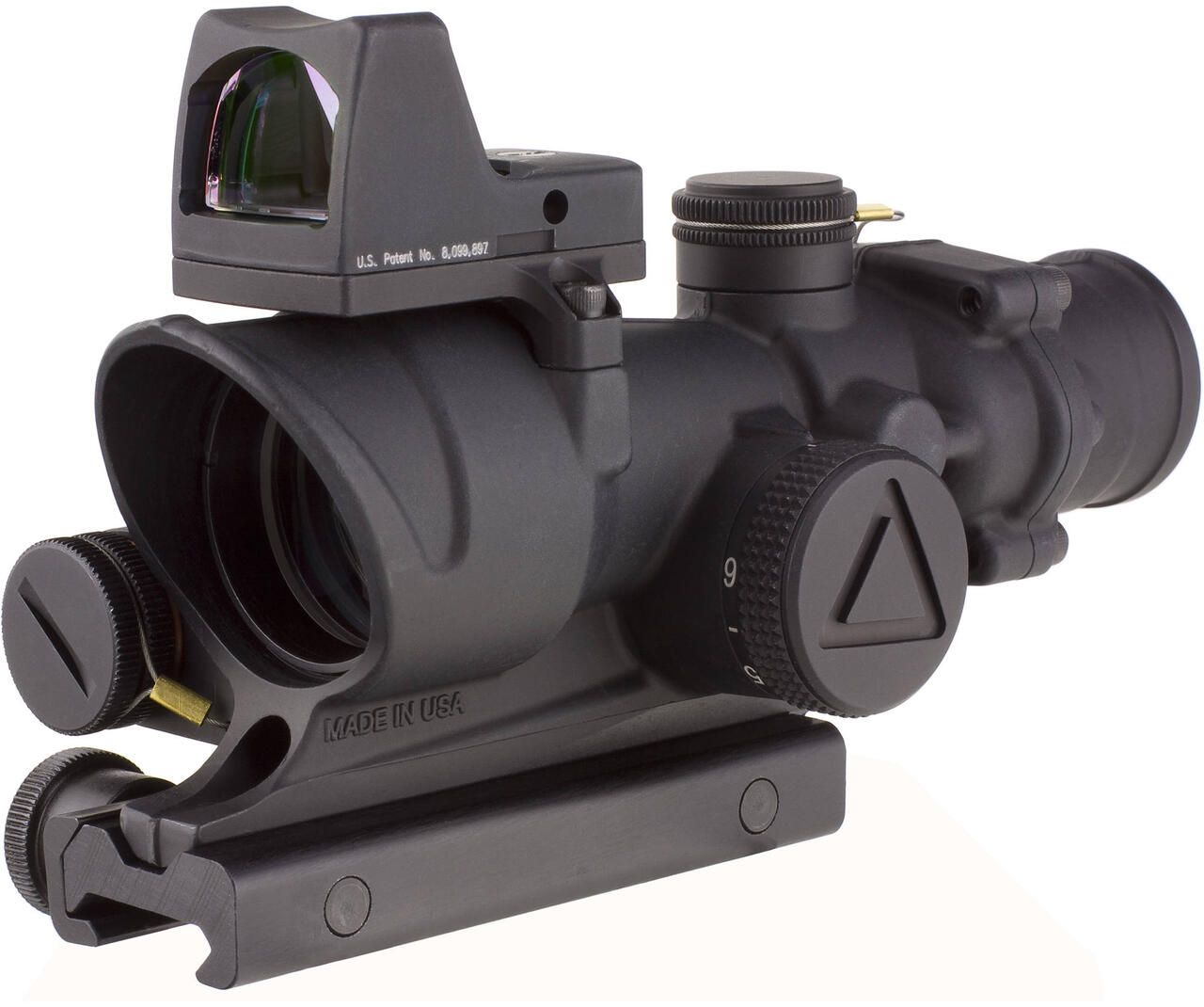 Trijicon 4x32 ACOG LED Illuminated Scope and 3.25 MOA Red Dot Type 2 ...